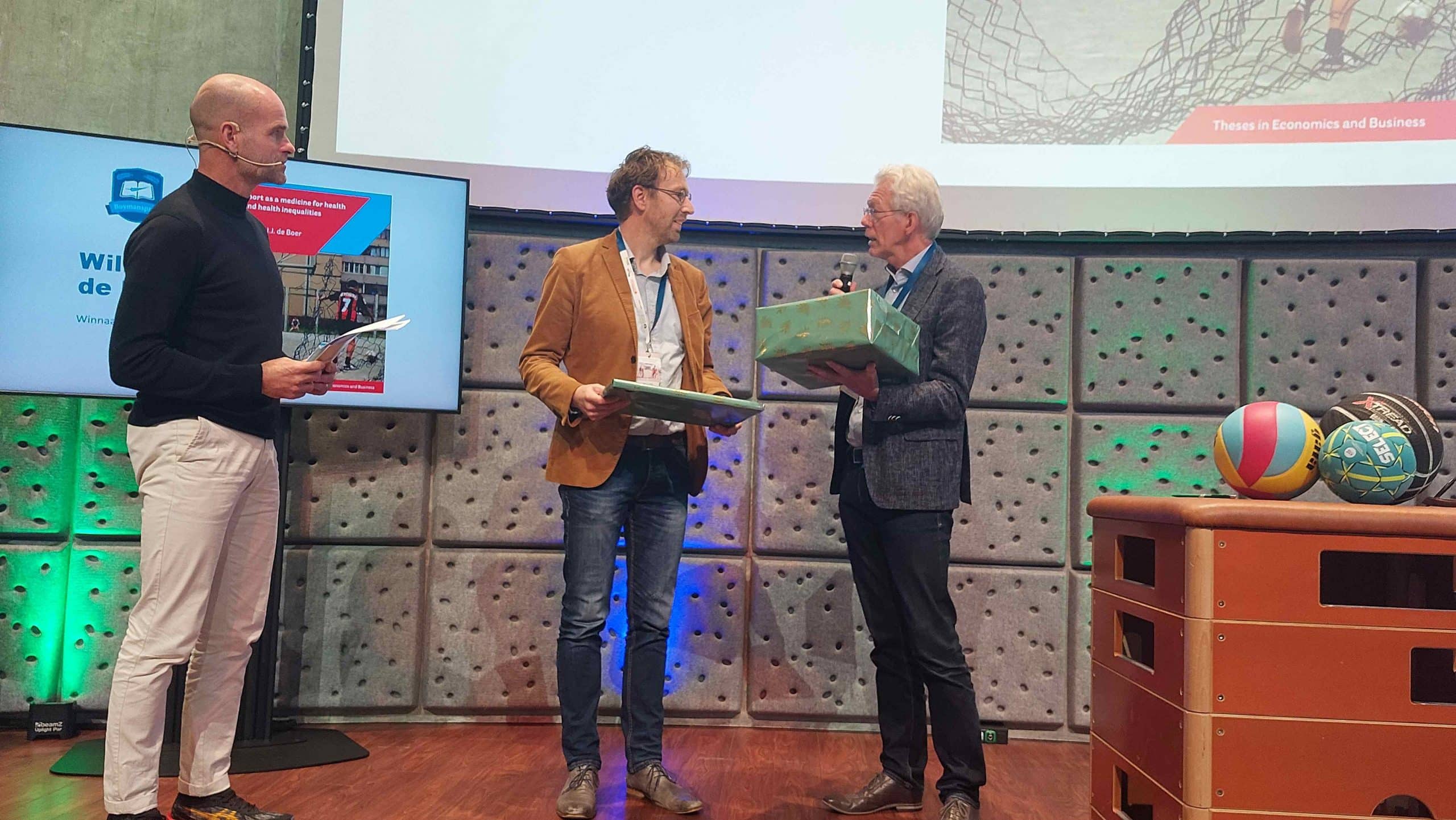 Willem de Boer krijgt Boymansprijs - Kenniscentrum Sport en Bewegen